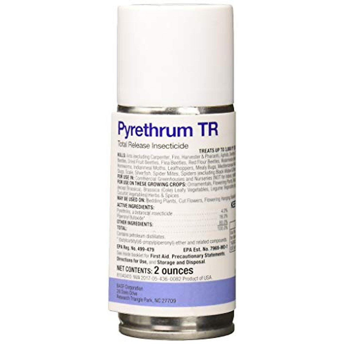 BASF 59011861 Pyrethrum TR Aerosol, 2oz (Pack of 12), Clear
