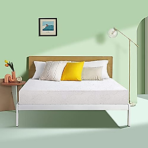 Olee Sleep 7 Inch I-Gel Deluxe Comfort Memory Foam Mattress,Full,Beige,White, CertiPUR-US, Multi-layered foam, Supporting Body Weight,Comfort and Relieve pressure