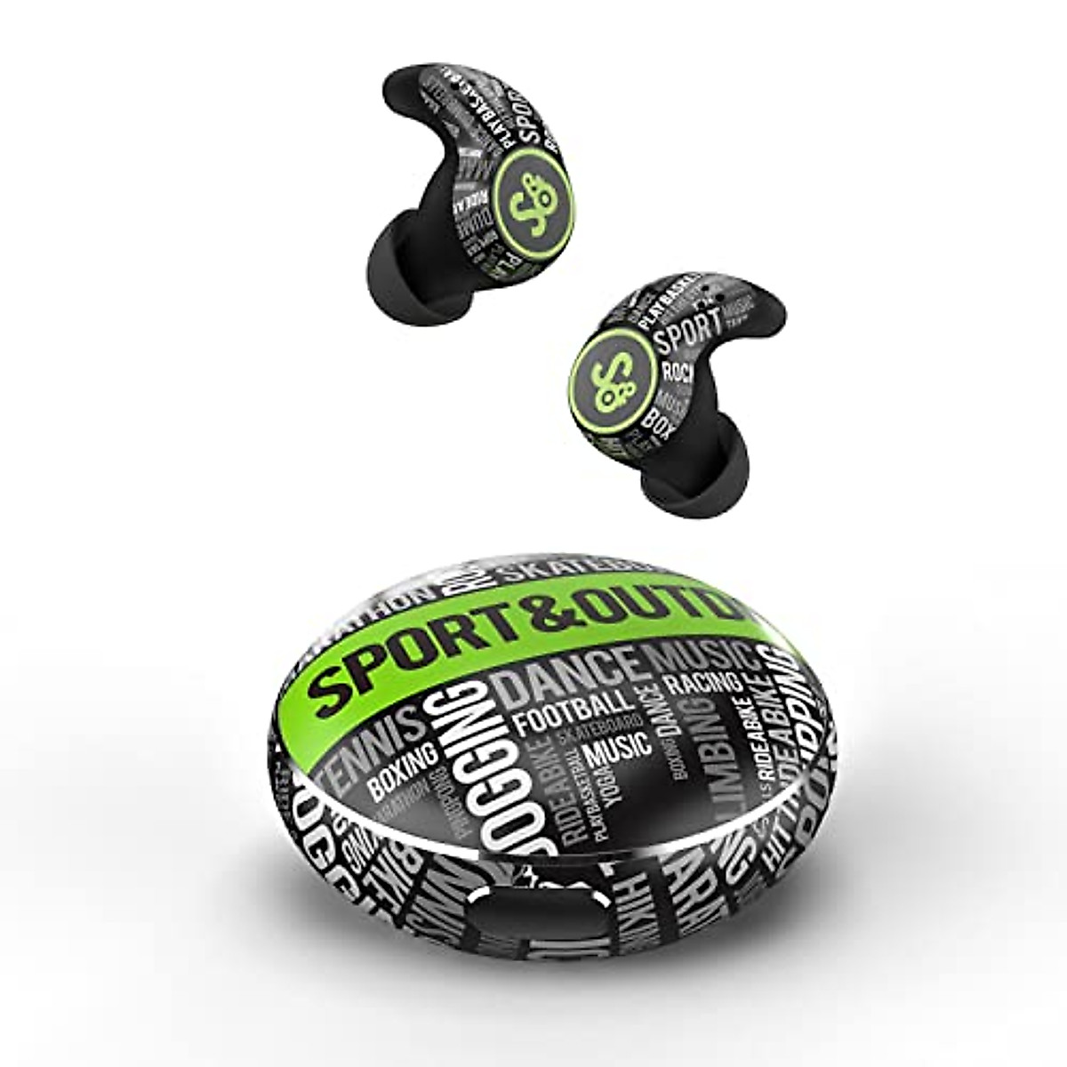 mifo S&O True Wireless Earbuds, Active Noise Canceling, Bluetooth 5.2, IPX7 Waterproof, 6Mics ENC Noise Cancelling, Dynamic Speaker, Deep Bass Stereo Headphone in Ear with APP to Control.