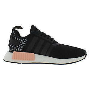 adidas Originals NMD R1 Womens Shoes Size 9.5, Color: Black/White/Grapefruit