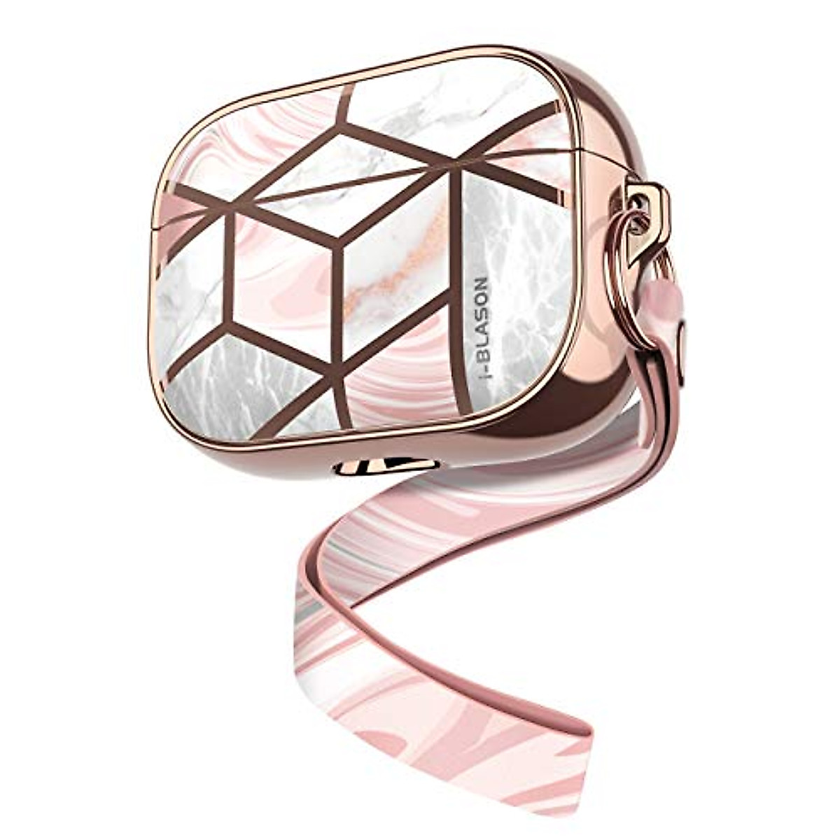 i-Blason Cosmo Series Case Designed for Airpods Pro, 360° Protective Stylish AirPods Pro Case Cover Compatible with Apple AirPods Pro (2019) - Marble