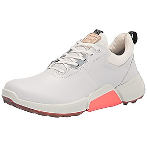 ECCO Women's Biom Hybrid 4 Gore-TEX Waterproof Golf Shoe, White, 9-9.5