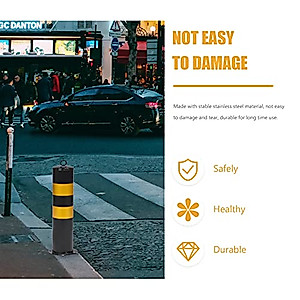 Security Post Barrier Parking Barrier Safety Bollard Post Traffic Road Safety Barrier Traffic Safety Delineator Street Stanchions for Parking Lot Road Marker