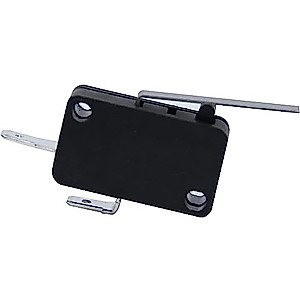 PASPRT 4 Packs WR23X10783 Refrirator Dispenser Switch for Hotpoint Refrirator PS8259956 WR23X10171 WR23X10224 6600JB3001E 6600JB3001C,Terminal Width 3/16'' (Normally Open) -Black