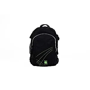 DIME BAGS Urban Hemp Backpack | Original Hemp Backpack for All Genders | Includes Secret Pocket & Removable Airtight Poly Bag (Black)