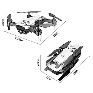 DRONE-CLONE XPERTS Drone X Pro AIR 4K Ultra HD Dual Camera FPV WiFi Quadcopter Follow Me Mode Gesture Control 2 Batteries Included (BLACK)