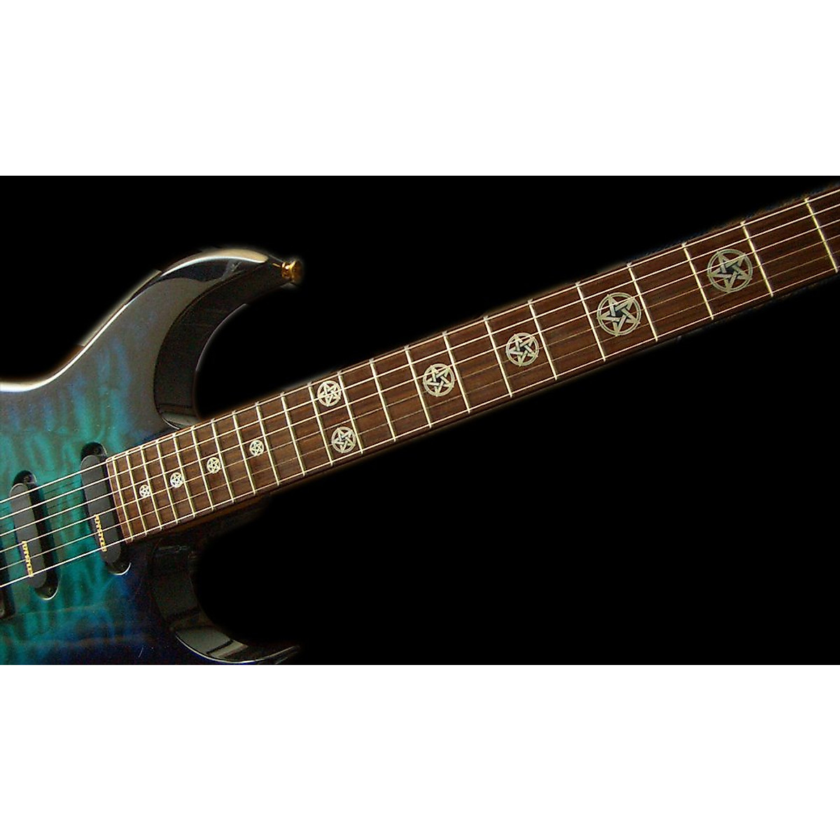 Jockomo Pentagram Guitar Inlay Sticker