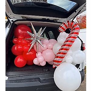 127PCS Pink and Red Balloon Garland Arch Kit DIY Valentines Day Balloons Arch Red Pink White Latex Balloons for Wedding Anniversary Women Girls Valentine’s Mother’s Day Christmas Party Decorations