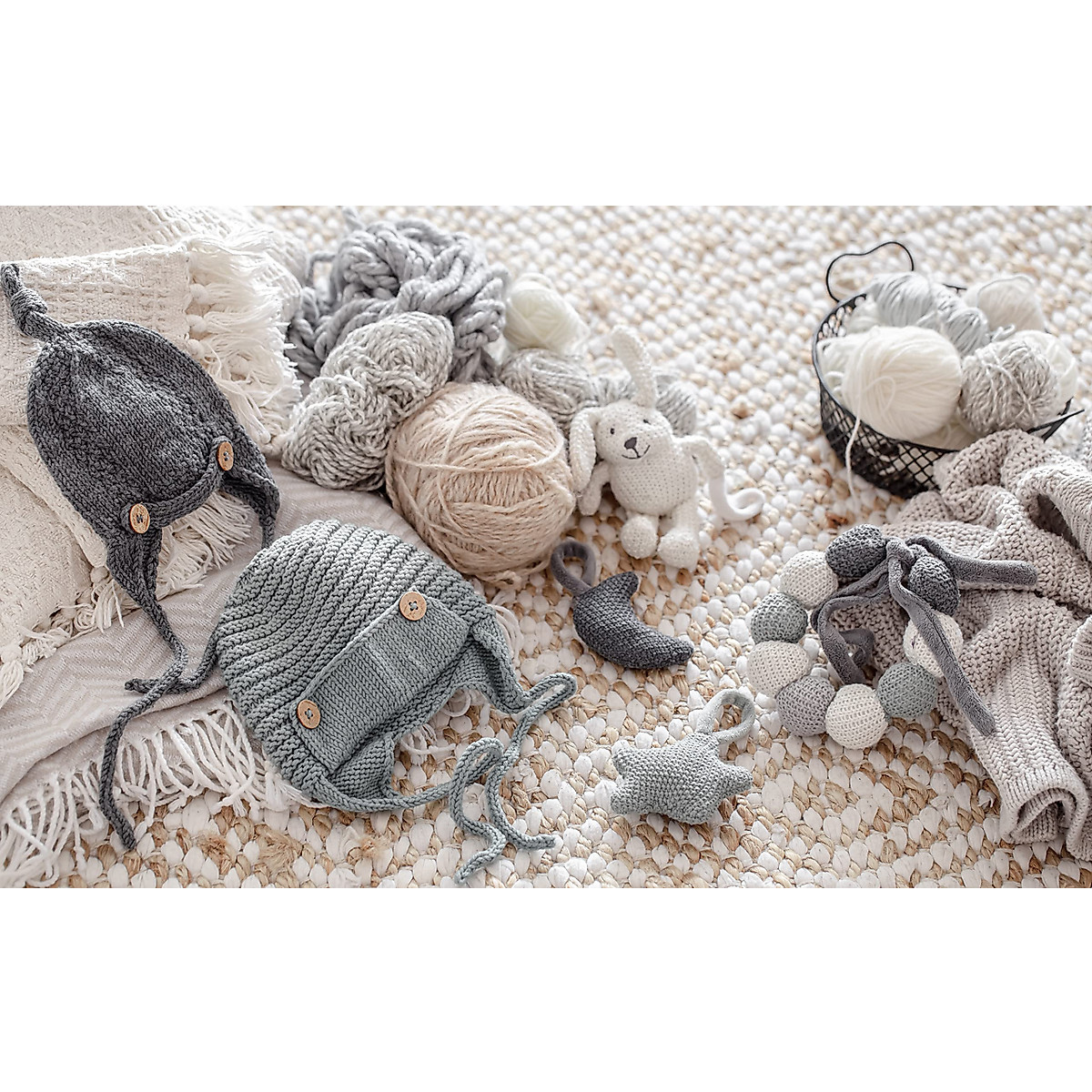 Troyarn Cotton 60% Cotton 40% Acrylic Yarn, Soft, Fine/Sport (2) for Crochet and Knitting 1.76 Oz (50g) / 180 Yds (165m) (10323 - Light Blue)