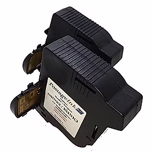 PostageInk.com ISINK2 / IMINK2 / Sure.Jet # 4145144H Non-OEM Ink Cartridge Replacements for IS280 and IM280 Machines, Pack of 2