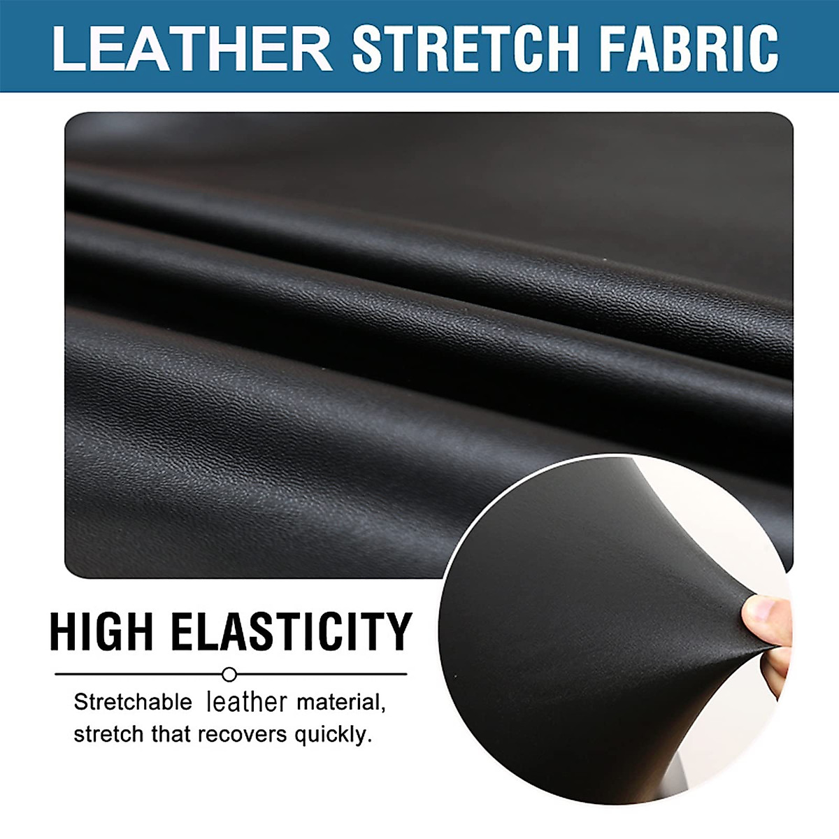 Shukii Waterproof Office Chair Cover PU Leather Computer Seat Covers Stretch Rotating Chair Slipcover with Elastic Bottom Universal Chair Protectors for Rotating Boss Chair