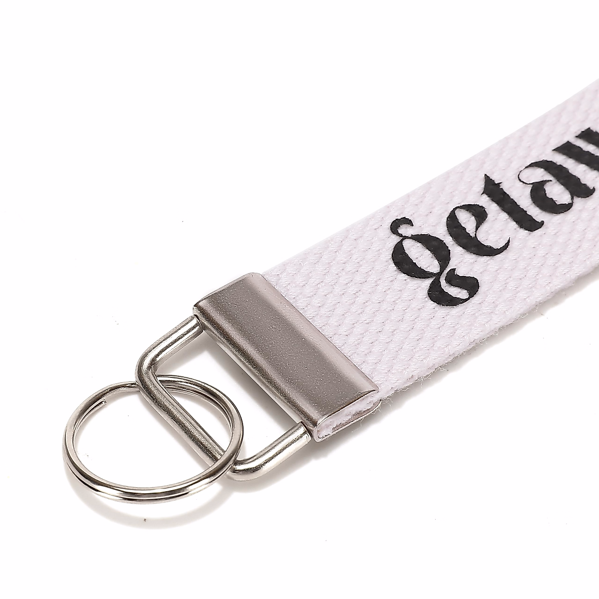 ASVP Shop Getaway Car - Canvas Keychain Key Fob Lanyard Soft Fabric Wristlet