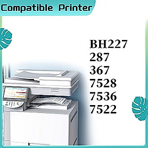 NEZIH for Konica Minolta TN323 Toner Cartridge High Yield Compatible for BH227 287 367 7528 7536 7522 Printer Black 2 Pack