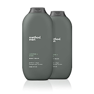 Method Men, Juniper + Sage Body Wash, 18oz, 2 Pack, Juniper + Sage, 18 fluid_ounces