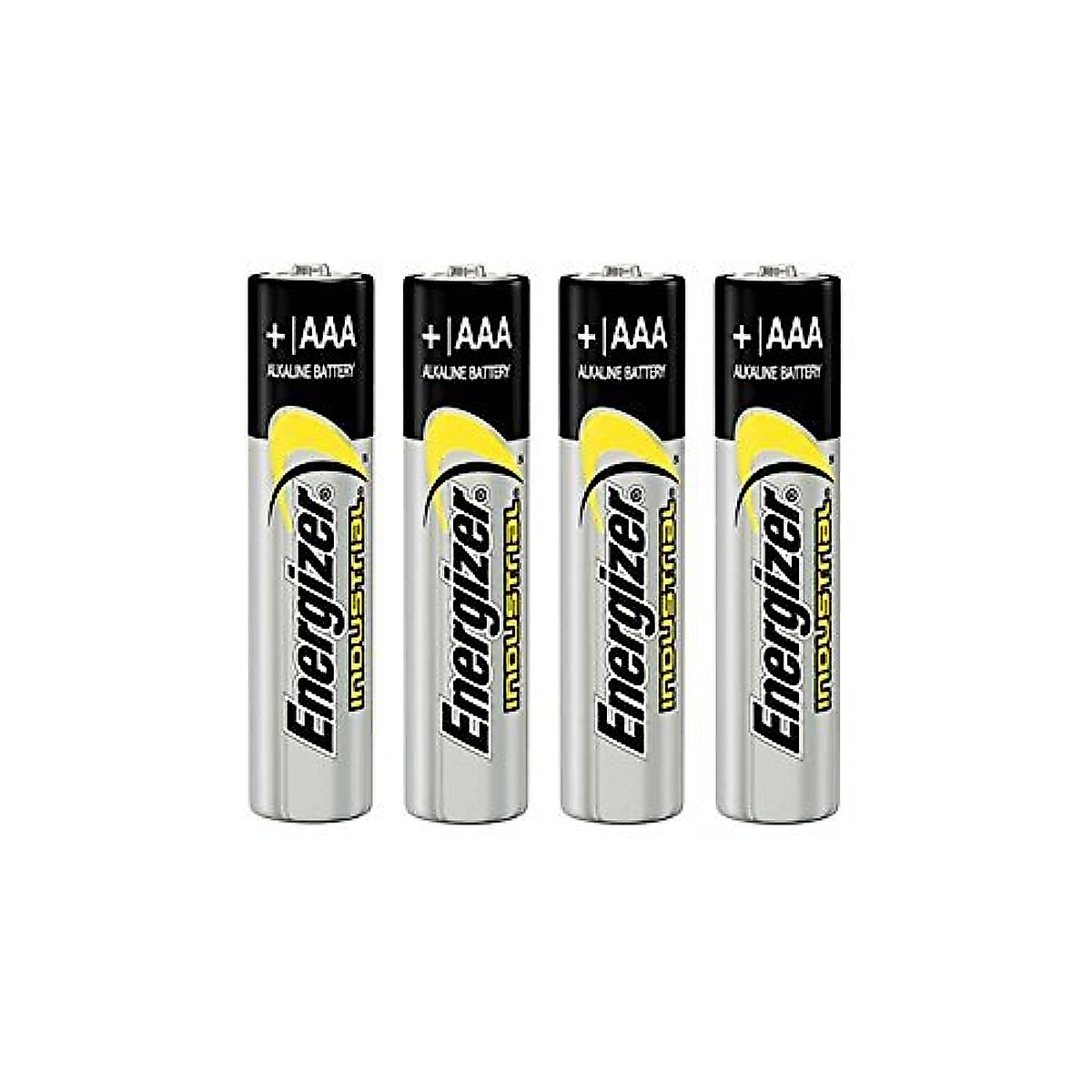 4 Count Energizer Industrial EN92 Alkaline AAA 1.5v Batteries LR03