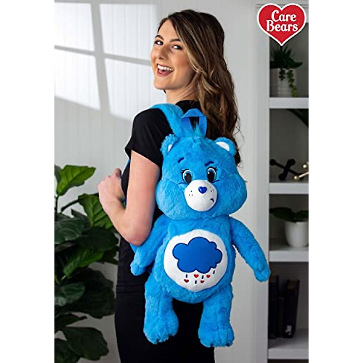 Care Bears Grumpy Bear Plush Backpack | Officially Licensed
