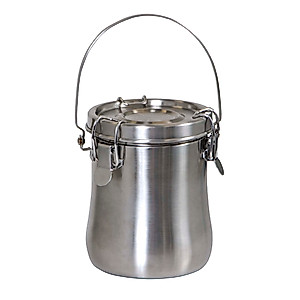 Newton Air-Tight Stainless Steel Brush Washer- Deluxe Leak-Proof Paintbrush Cleaning System for Artists & Painters