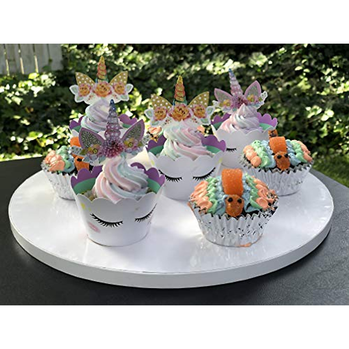 12 Inch Cake Board Drums Round, 6-Pack, White, Sturdy 1/2" Thick for Heavy Or Multi-Tiered Cakes