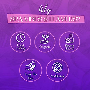 Spa Vibes Shower Steamers (Pack of 6) Oversized Long-Lasting Essential Oil Aromatherapy Shower Bombs Gift Set for Women & Mens Spa Day. Self-Care, Anxiety & Stress Relief- Eucalyptus, Lavender & More