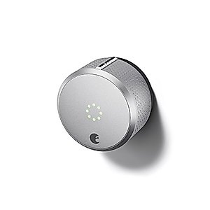 August Smart Lock, 2nd Generation, HomeKit enabled (Silver)
