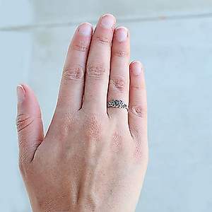 CTR RING Sterling Silver "Filigree" - C059120 (7.5)