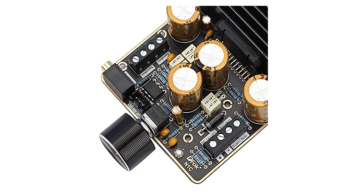 DROK 2.1 Channel Amplifier - 80W+80W with Pure Bass