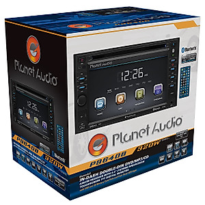 Planet Audio P9640B Car Audio Stereo System - 6.2 Inch Double Din, LCD Touchscreen, Bluetooth Audio and Hands-Free Calling, CD Player, DVD, USB, SD, AUX in, AM/FM Radio Receiver