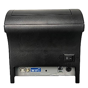 NETUM C750 QR Code Scanner and 80mm Thermal Receipt Printer,NETUM WiFi POS Printer with Auto Cutter