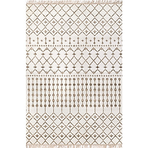 nuLOOM Rosalie Trellis Indoor/Outdoor Area Rug, 5' x 8', Beige