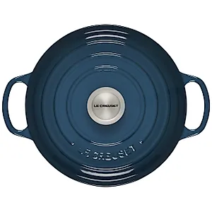 Le Creuset Enameled Cast Iron Signature Sauteuse Oven, 3.5 qt., Deep Teal