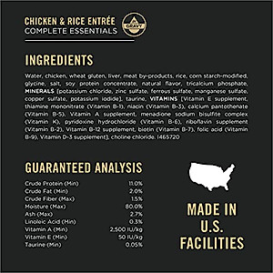 Purina Pro Plan Gravy, High Protein Wet Cat Food Variety Pack, Complete Essentials Chicken and Turkey Favorites - (24) 3 oz. Cans