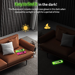 Zazolyne [3 Pack] Remote Cover Compatible with 3rd Gen 4k/4k Max Glowing Cover Remote Case Upgrade Silicone