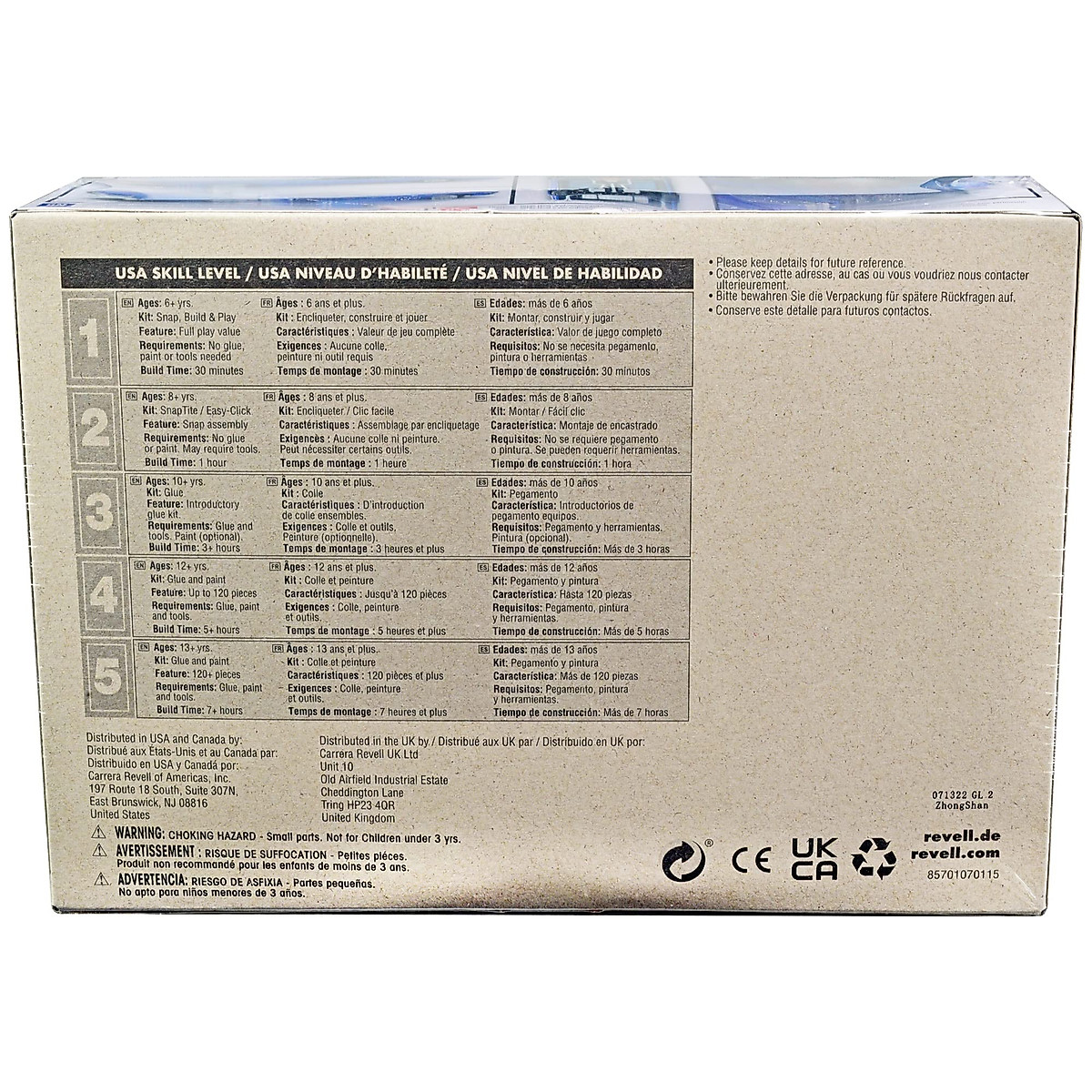 Revell 85-4492 1/25 1969 Chevy Chevelle SS 396 Model Kit