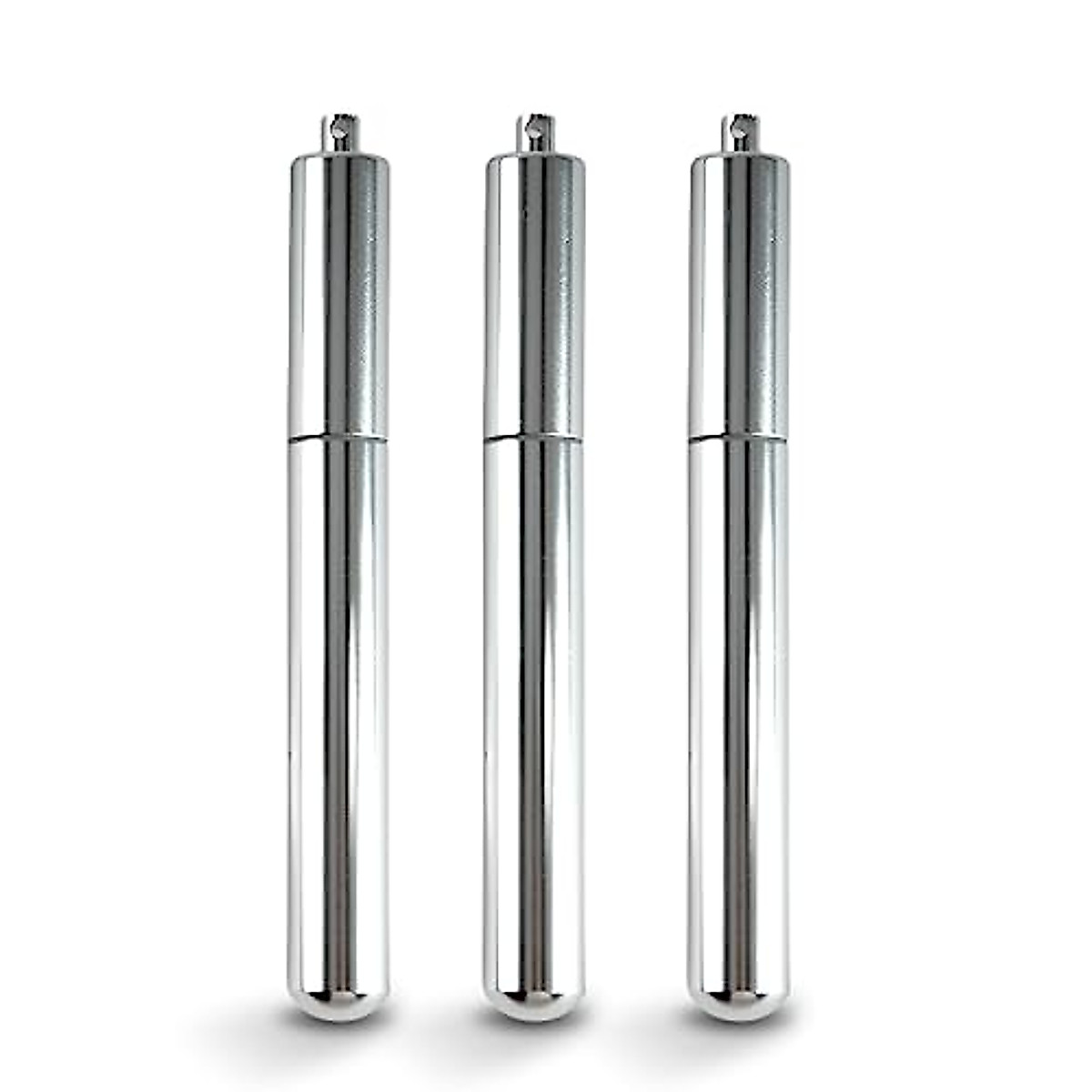 Epulse Smell Proof Metal Tubes Holder (3 pack), Air Tight Aluminum Storage Tubes, Smell Proof Container, Portable Metal Tube to Protect Your Pre Rolls Cones (Up to 112mm - King Size - Gray)