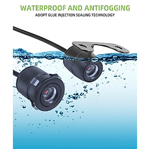 RACOONA Backup Camera,Backup Camera for Car,Back Up Camera,Car Accessories HD Night Vision Reverse Camera Rear View Camera,170 Degree Wide View Angle Rear View Backup Camera for Car Truck SUV RV