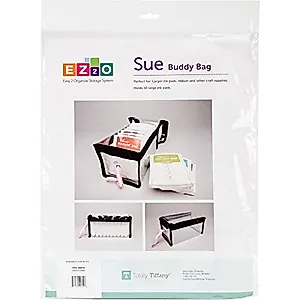 Totally-Tiffany BSFP-SNG10 Sue Buddy Bag, 1.27 x 33.020000000000003 x 45.72 cm, Transparent
