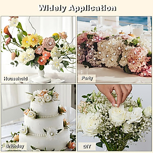 Frociviny 100pcs Bouquet Pins, 2.1 Inches Corsage Pins, Diamond Rhinestones Crystal Head Pins，Elegant Boutonniere Pin, Straight Floral Pins, Clear Flower Pins for Wedding Anniversaries DIY Craft