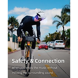 WETCEAOM Bone Conduction Headphones Bluetooth 5.3, Open-Ear Headphones Wireless IPX6 Waterproof Headphones with Microphones,Type-C Charging,Sport Headphones for Running,Cycling,Driving