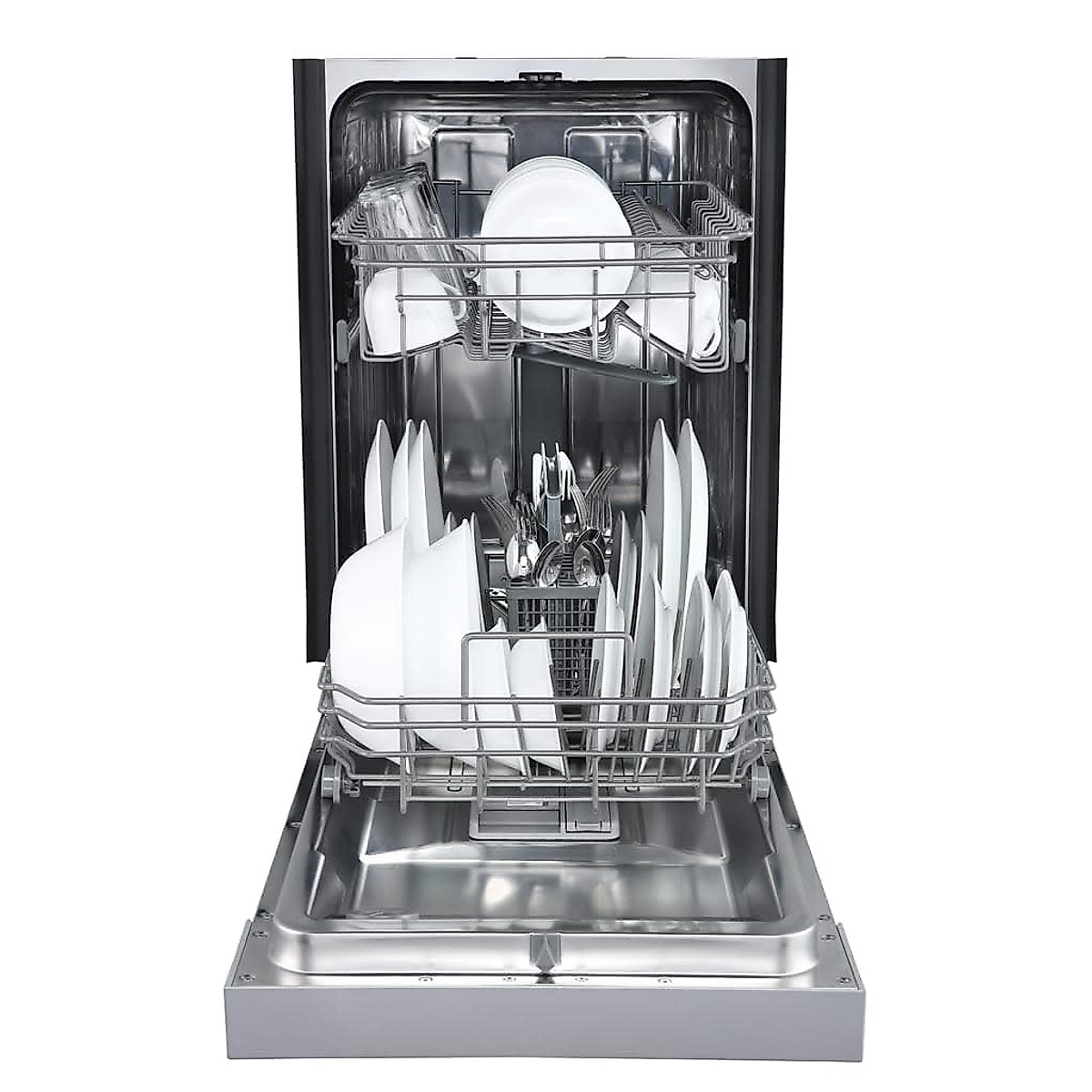 EdgeStar BIDW1802SS 18 Inch Wide 8 Place Setting Energy Star Rated Built-In Dishwasher