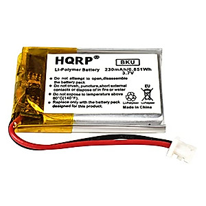 HQRP Battery Compatible with Viper 7752V 7351V, Clifford 7752X 7351X, Python 7752P 7351P 7754P Remote Control Key Fob Car Engine Starter