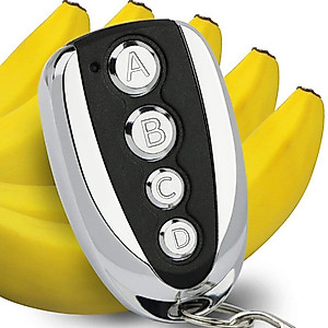 SGerste Pack of 2 Universal Cloning Remote Control Electric Key Fob for Garage Door Electronic Gate Vehicle Lock Car Alarm System - Backup Your Remote Controllers - D, 6x3x2cm