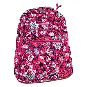 Vera Bradley Essential Large Backpack Bloom Berry