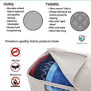 Under Bed Storage Containers for Toys, Clothes, Shoes etc. Underbed Organizer Bag that slides Under the bed without friction or wheels. Low profile 6" height is great for under the couch or other small spaces.