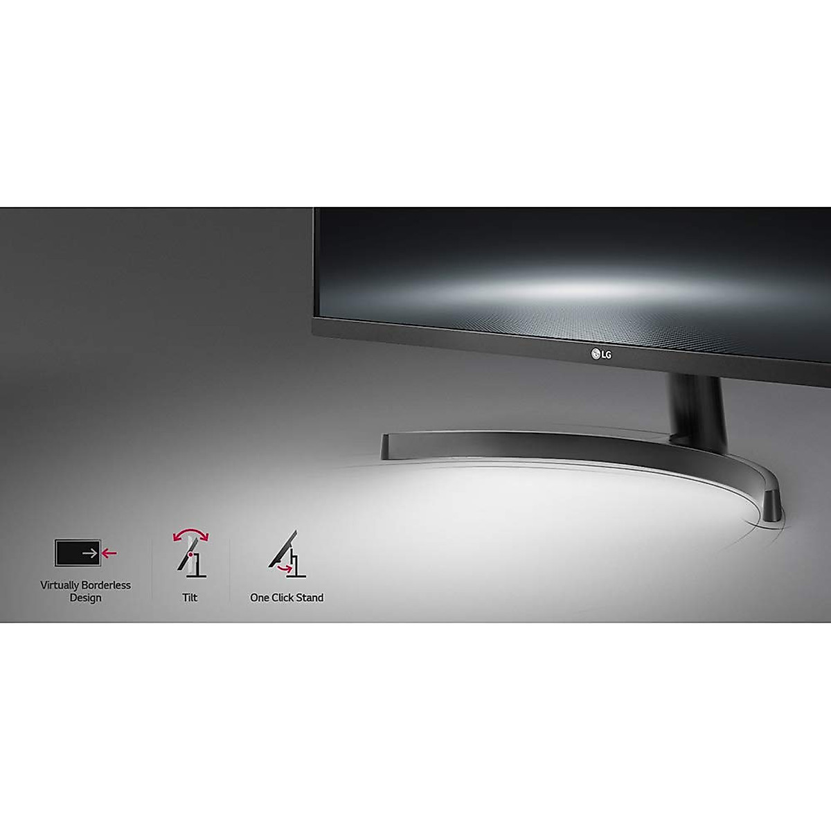 LG 27QN600-B 27 inch QHD 2560x1440 IPS Monitor with AMD FreeSync, HDR10 Bundle with 2X 6FT Universal 4K HDMI 2.0 Cable, Universal Screen Cleaner and 6-Outlet Surge Adapter