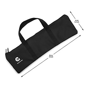 GLOCHYRA Camp Dutch oven Lid lifter 16.5" and Stand 10.6" - 2 piece set -Dutch oven camp cooking accessories, cooking trivet and Cast iron Lid lifter-comes with a storage bag