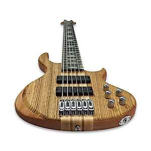 6 String Electric Bass Guitar Millettia Laurentii+Okoume body maple neck