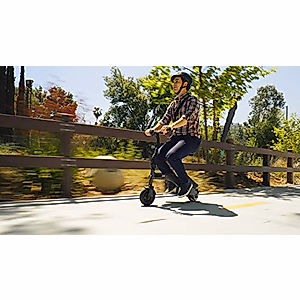 Razor UB1 Seated Electric Scooter - 8" Air Filled Front Tire, Adjustable Seat, Lightweight and Compact Design, 36V Electric Power, 250W Motor, Up to 13.5 mph, Black