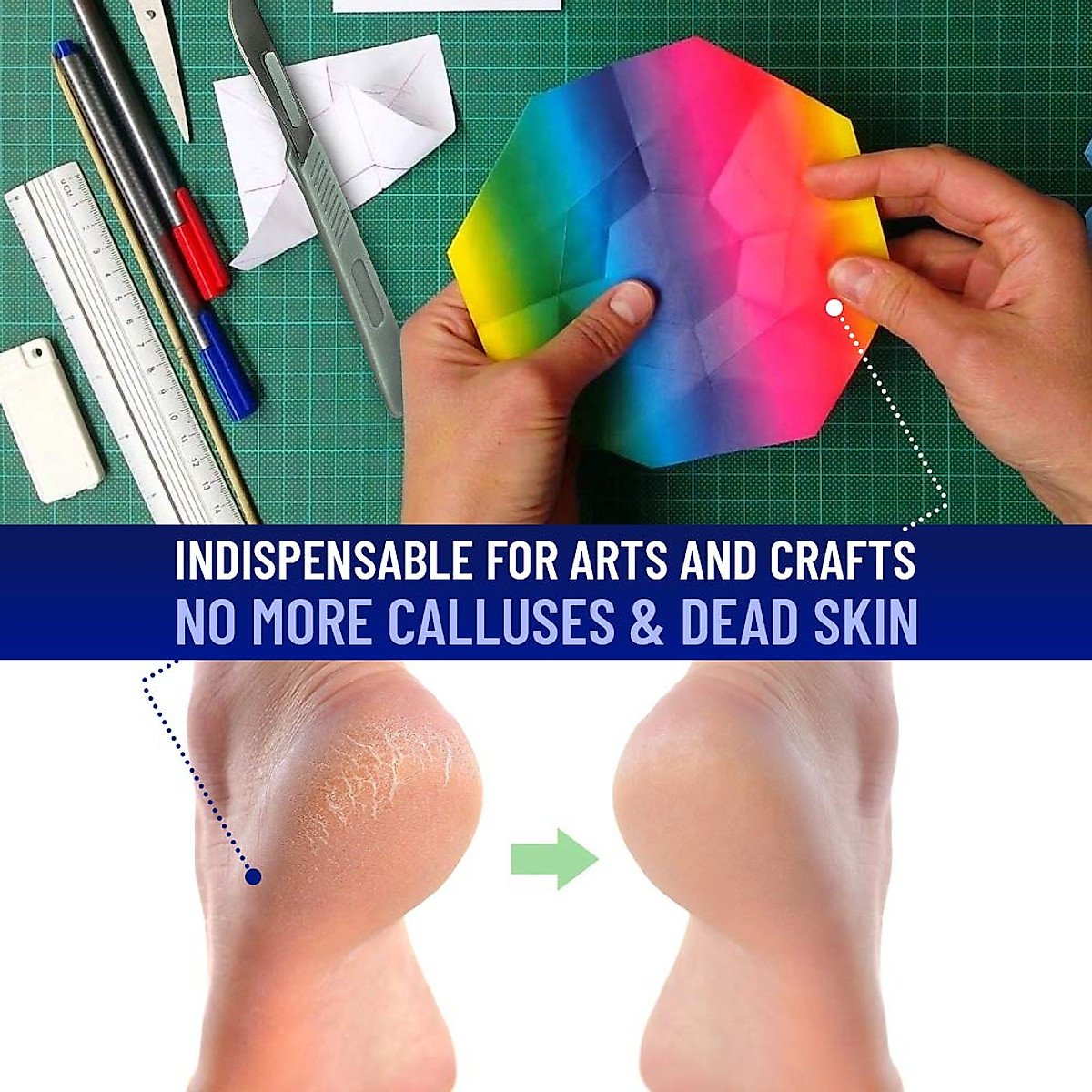 MedHelp Disposable Scalpel 10 Dermaplaning Tool Scalpel Blades 10 with Plastic Handle, High Carbon Steel Dermablade Blades #10 Surgical Blades, Scaple - Box of 10