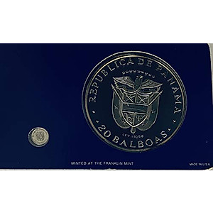 PA 1976 Republic of Panama Proof Coins Simon Bolivar .925 Silver Box & COA Proof