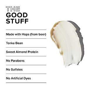 Blind Barber 90 Proof Hair Pomade for Men - Strong Hold, Natural Finish - Water-Based Pomade for Men with Hops & Tonka Bean - Free of Greasy Oils, Easy to Use Matte Pomade - (2.5 Oz)